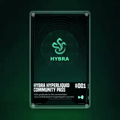 0.647 HYPE - Hybra Hyperliquid Community Pass | Drip.Trade